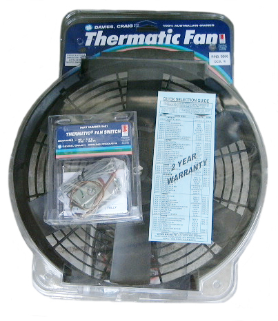 8" Electric Fan Kit - Includes Fan Assembly, Wiring Loom, Relay ...